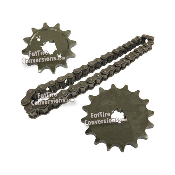 Yamaha BW200 Front Drive Chains & Sprockets | FreedomCycleParts.com ...
